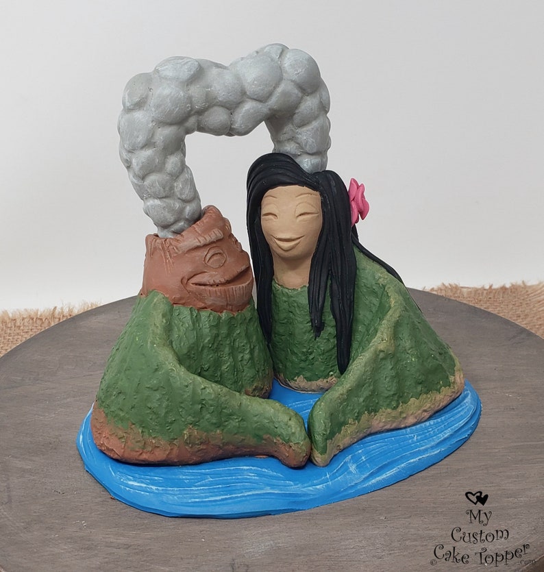 I Lava You Cake Topper - Volcano Destination Wedding Cake Sculpture ...