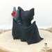 Bat Cake Topper Themed Wedding Figurine Black Bats Sculpture - Etsy
