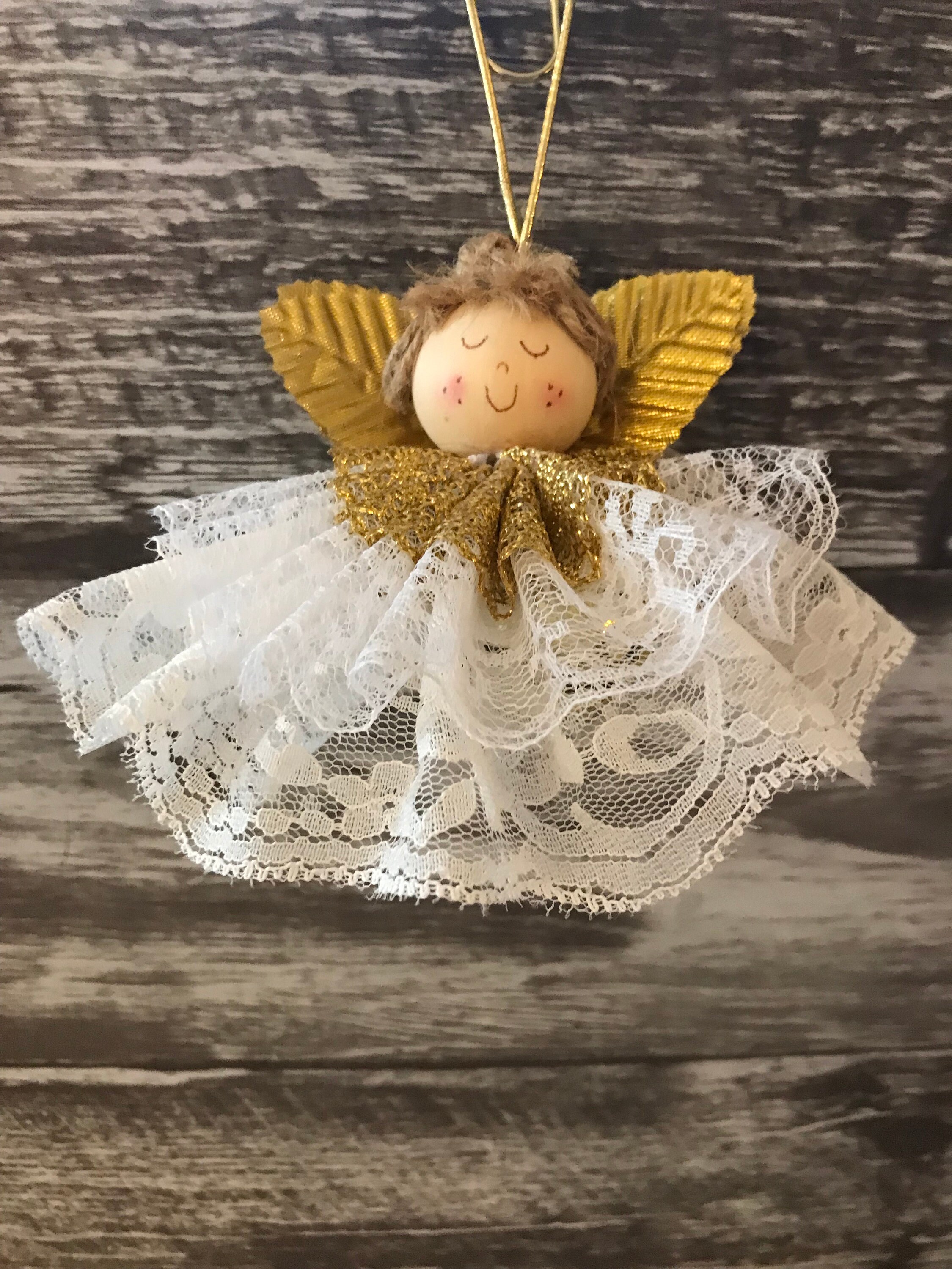4 Lace Angel White/gold - Etsy