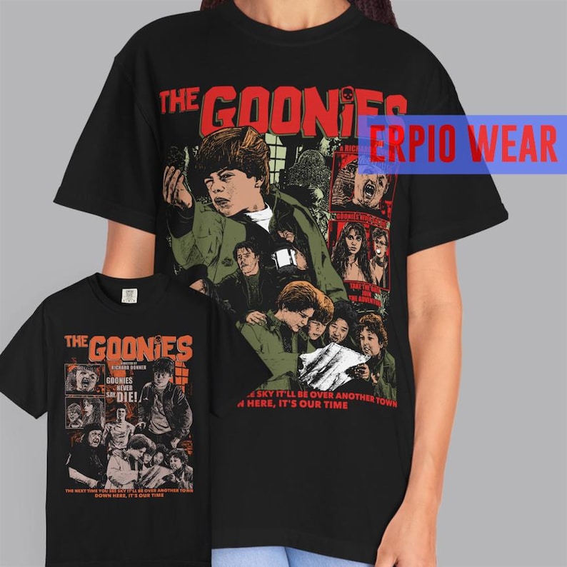 The Goonies Movie T-shirt 1985 Classic Family Adventure Film T Shirt - Etsy