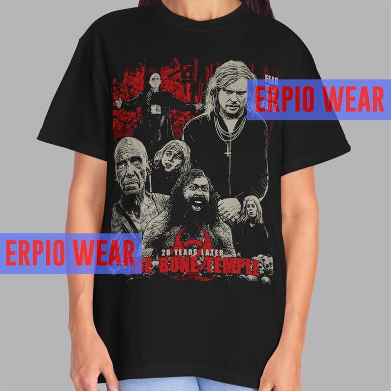 28 Years Later the Bone Temple Inspired Movie T-shirt 2026 Zombie ...