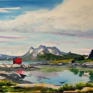 16x20 Landscape Made to Order Watercolor Painting From - Etsy