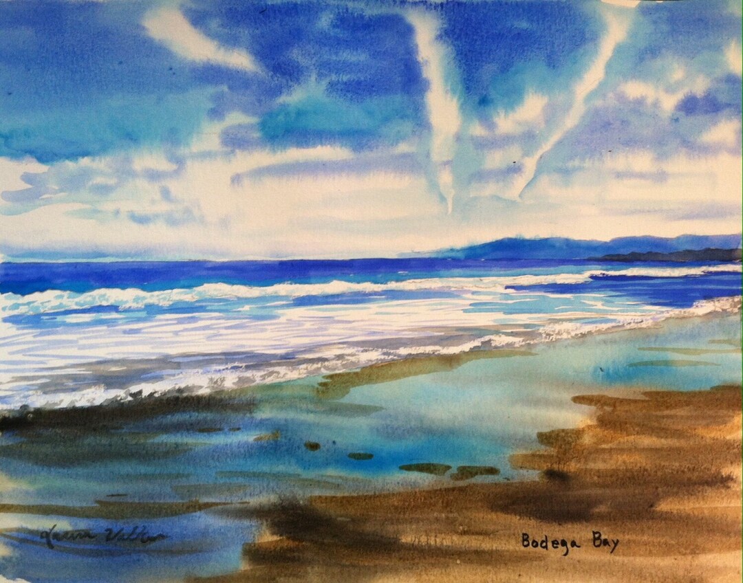 16x20, Landscape, Made to Order, Watercolor Painting, From Photo ...