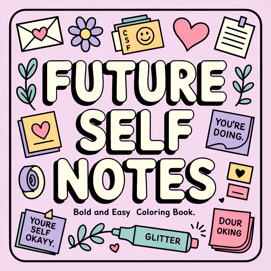 80 Girly Affirmation Coloring Pages: Nostalgic Stationery Art (PDF ...