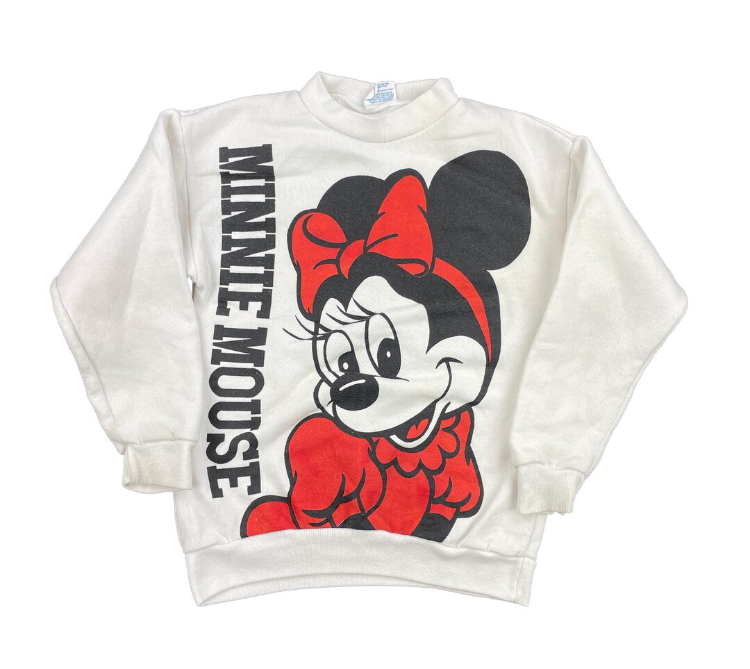 Vintage Minnie Mouse Crew Neck Sweatshirt - Etsy