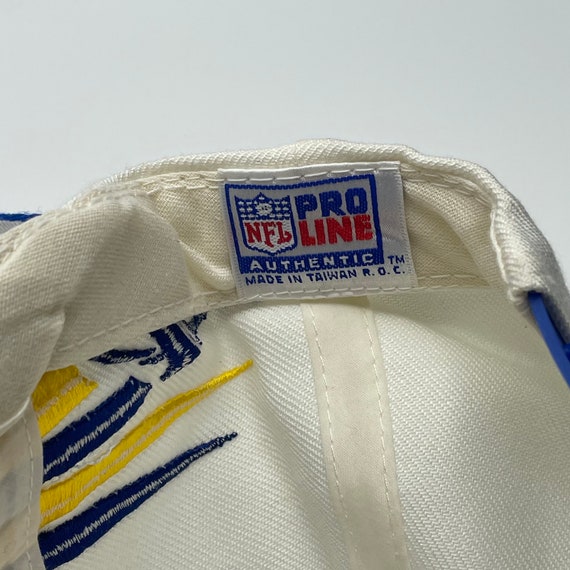 Vintage Los Angeles Rams Diamond Logo Snapback Hat - Gem