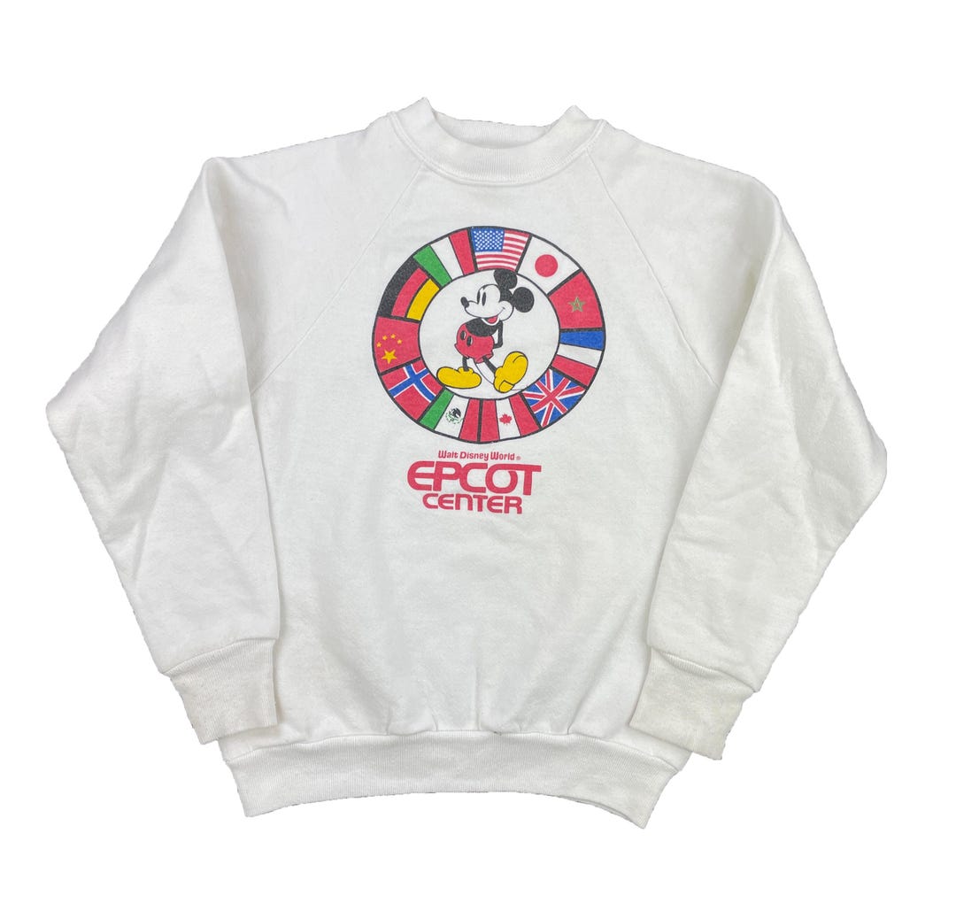 Vintage Mickey Mouse Epcot Center Disney World Crew Neck Sweatshirt ...