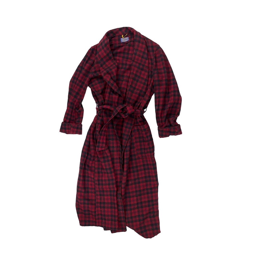 Vintage Pendleton Bathrobe - Etsy