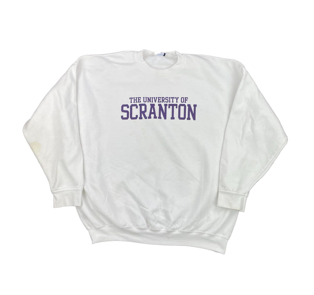 Vintage University of Scranton Crew Neck Sweatshirt - Etsy