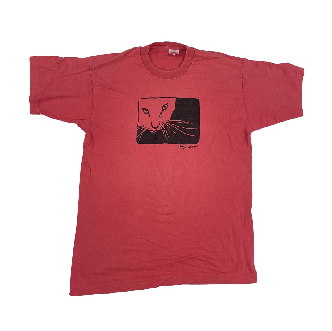 Vintage Cat T-shirt - Etsy