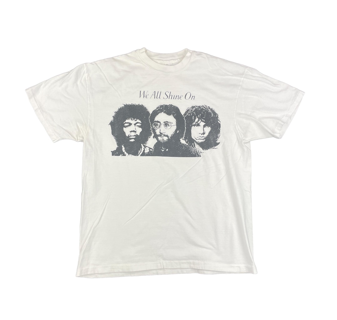Vintage John Lennon, Jim Morrison, Jimi Hendrix "we All Shine On" T ...