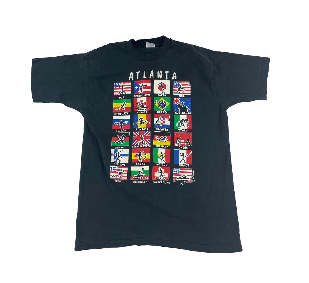 Vintage Atlanta Keith Haring Style T-shirt - Etsy