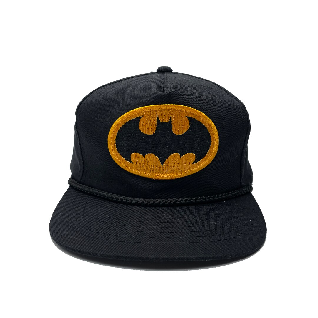 Vintage Batman Logo Snapback Hat - Etsy