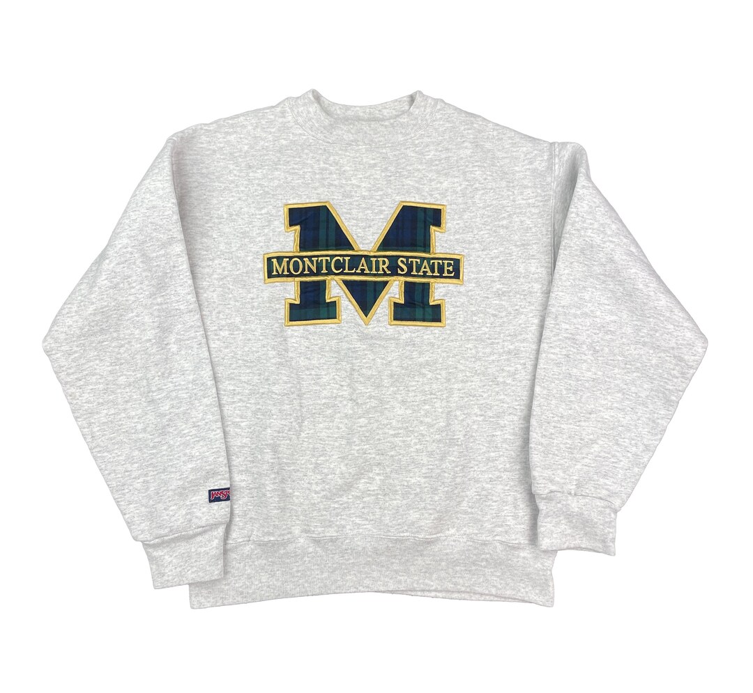 Vintage Montclair State Crew Neck Sweatshirt - Etsy