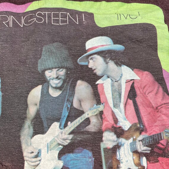 Vintage 70's Bruce Springsteen Iron On Decal T-Shirts - Gem