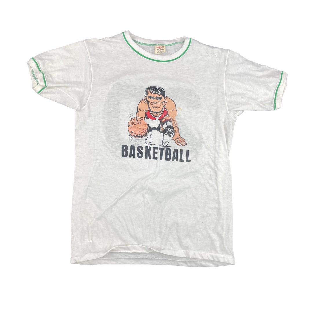 Vintage Basketball Ringer T-shirt - Etsy