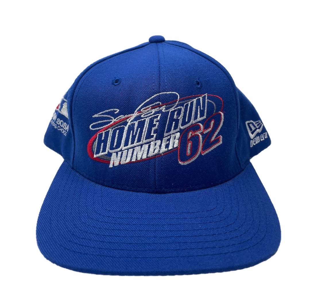 Vintage Sammy Sosa 62 Home Runs Snapback Hat - Etsy