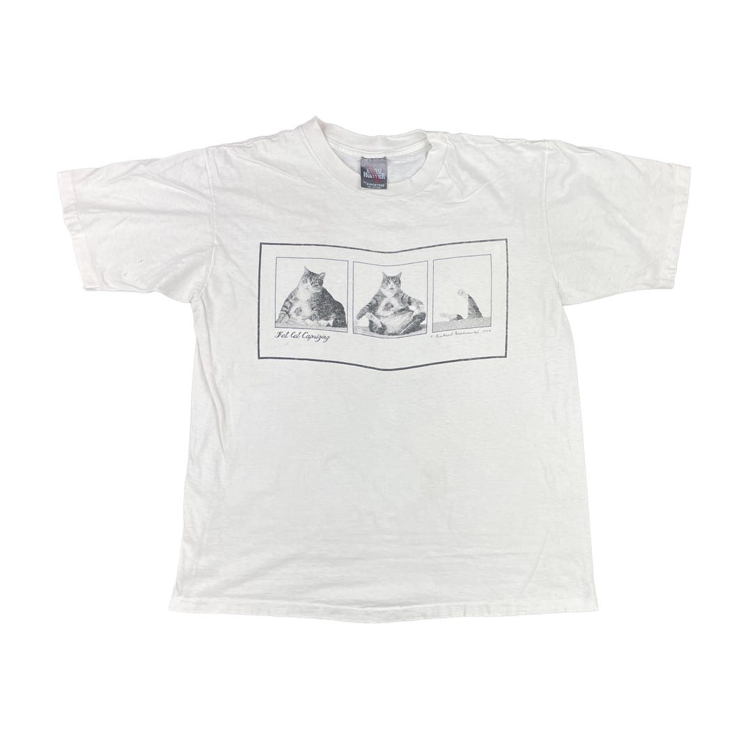Vintage Fat Cat Capsizing T-shirt - Etsy
