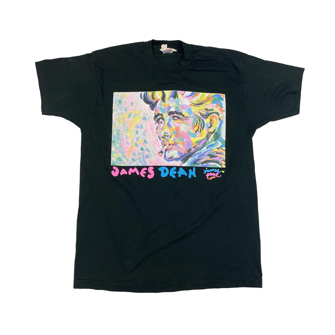 Vintage James Dean T-shirt - Etsy