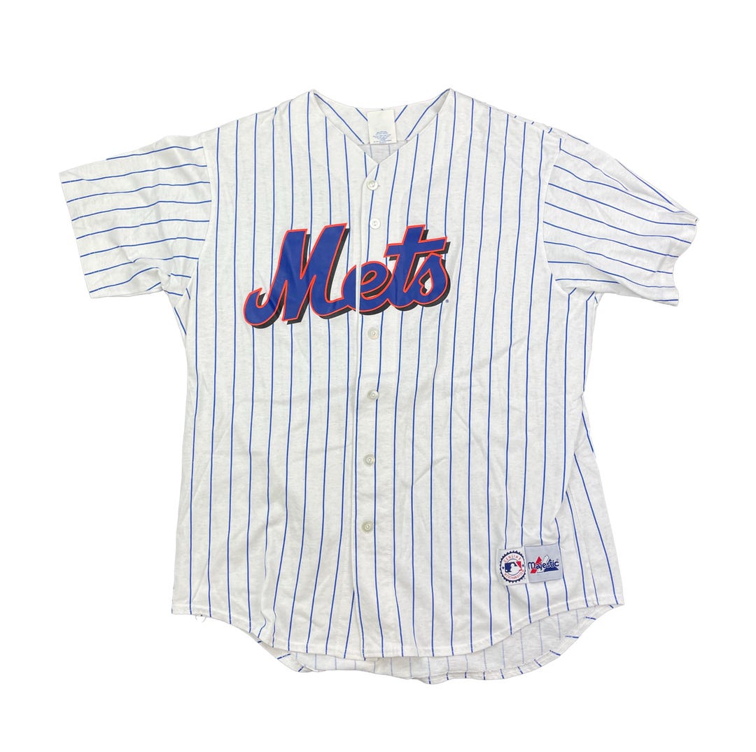 Vintage New York Mets Majestic Cotton Jersey - Etsy
