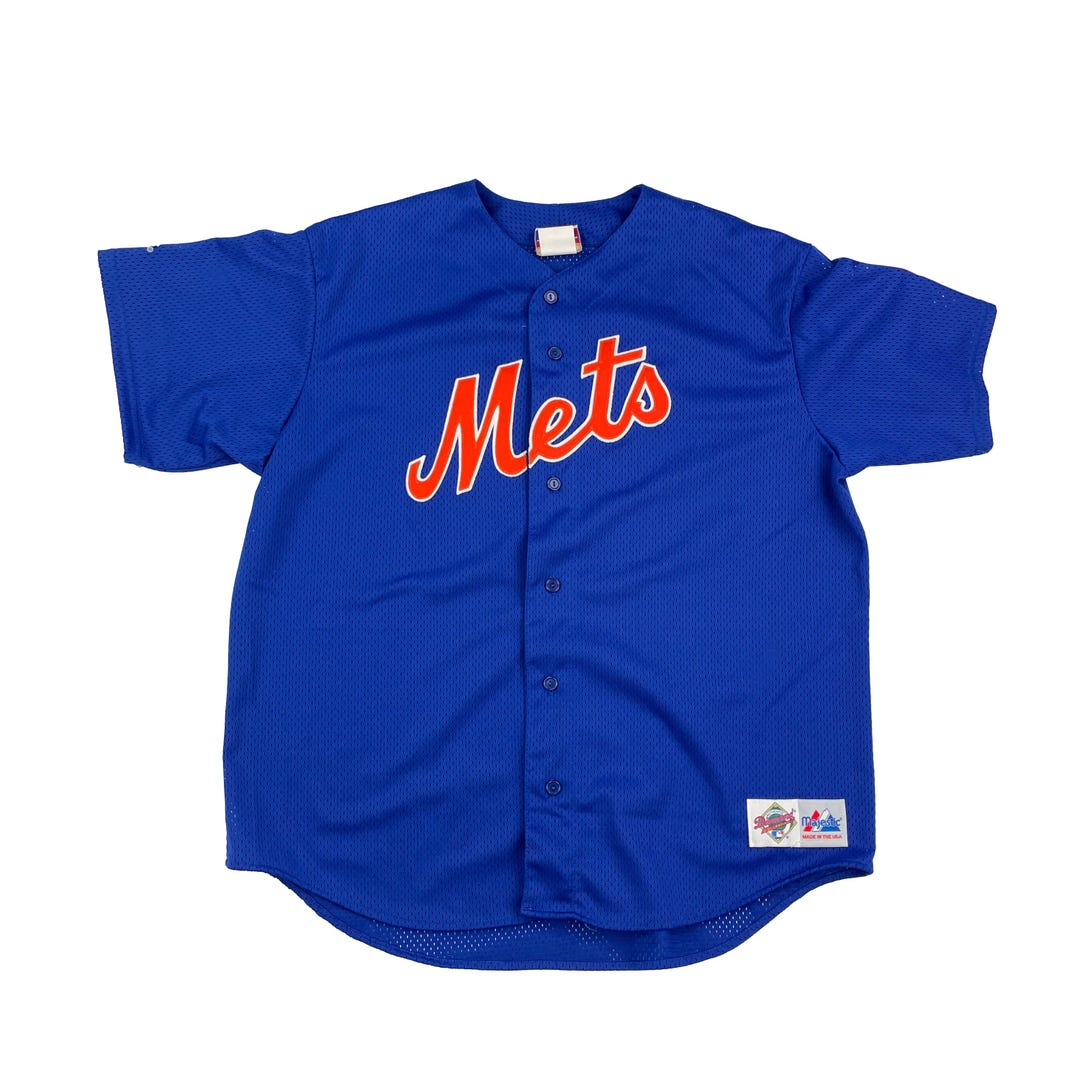 Vintage Blue New York Mets Majestic Diamond Collection Jersey - Etsy