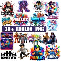 Roblox Gamer PNG & Sticker Bundle (digital Download) - Etsy UK