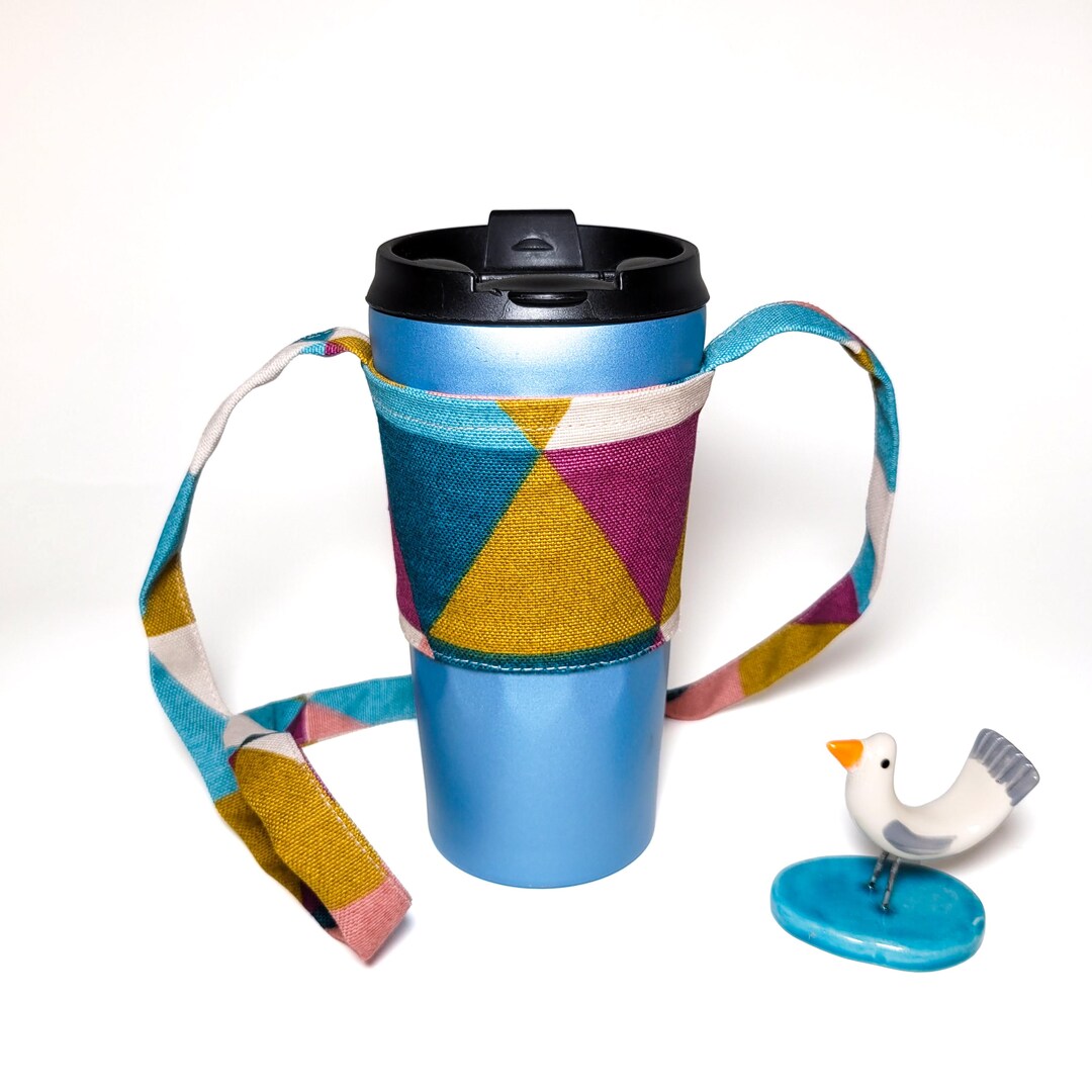 Thermos Sleeve With Handle – Personalized Cup Sleeve – Gift for Coffee ...