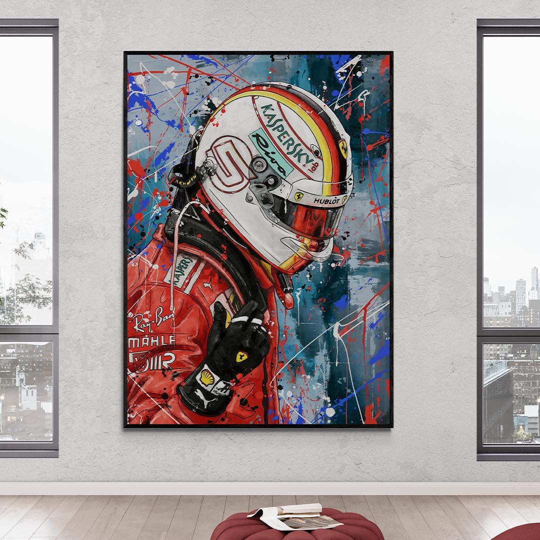 Formula 1 Wall Art, Racing Wall Art, F1 Print, Vintage Formula 1 ...