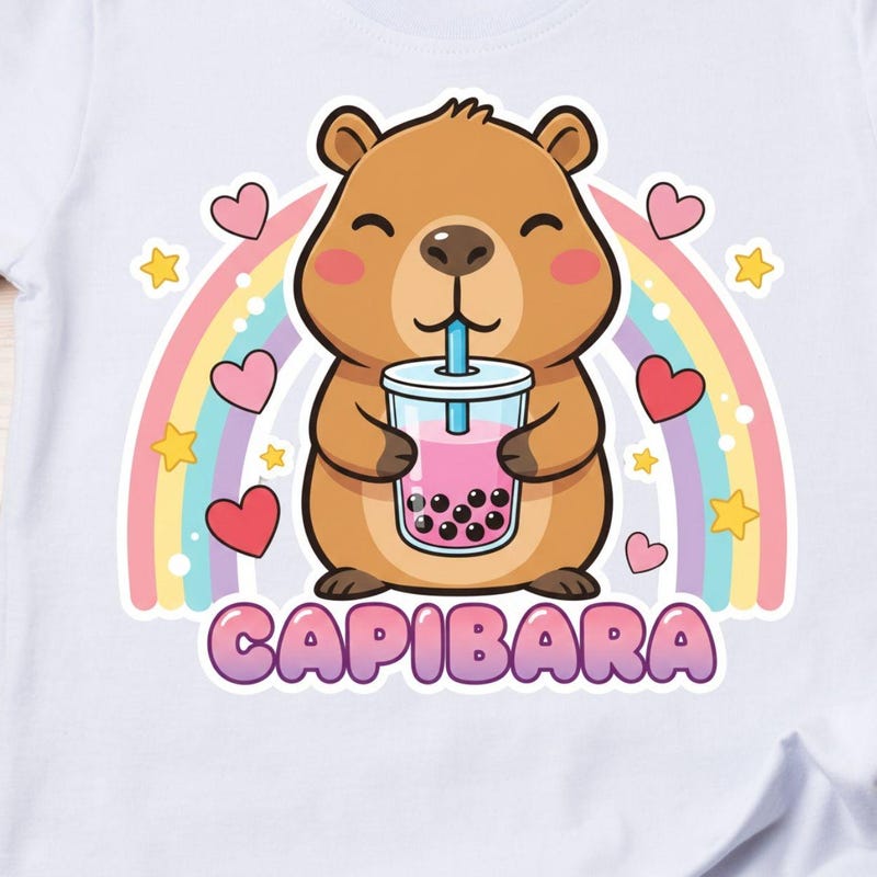Capybara Boba - Etsy