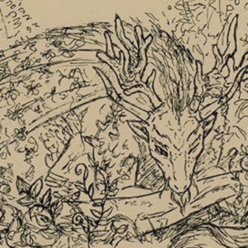 Pen and Ink Deer Art - Etsy