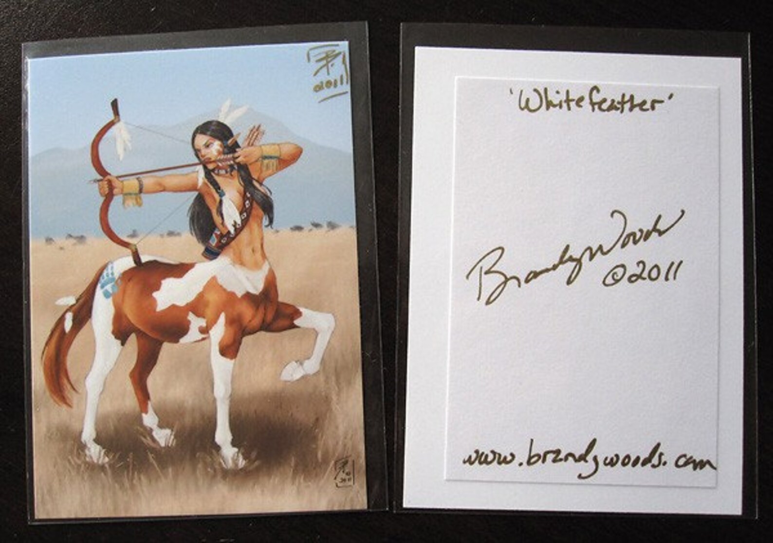 Native American Centaur ACEO Fantasy Art Print Brandy Woods - Etsy