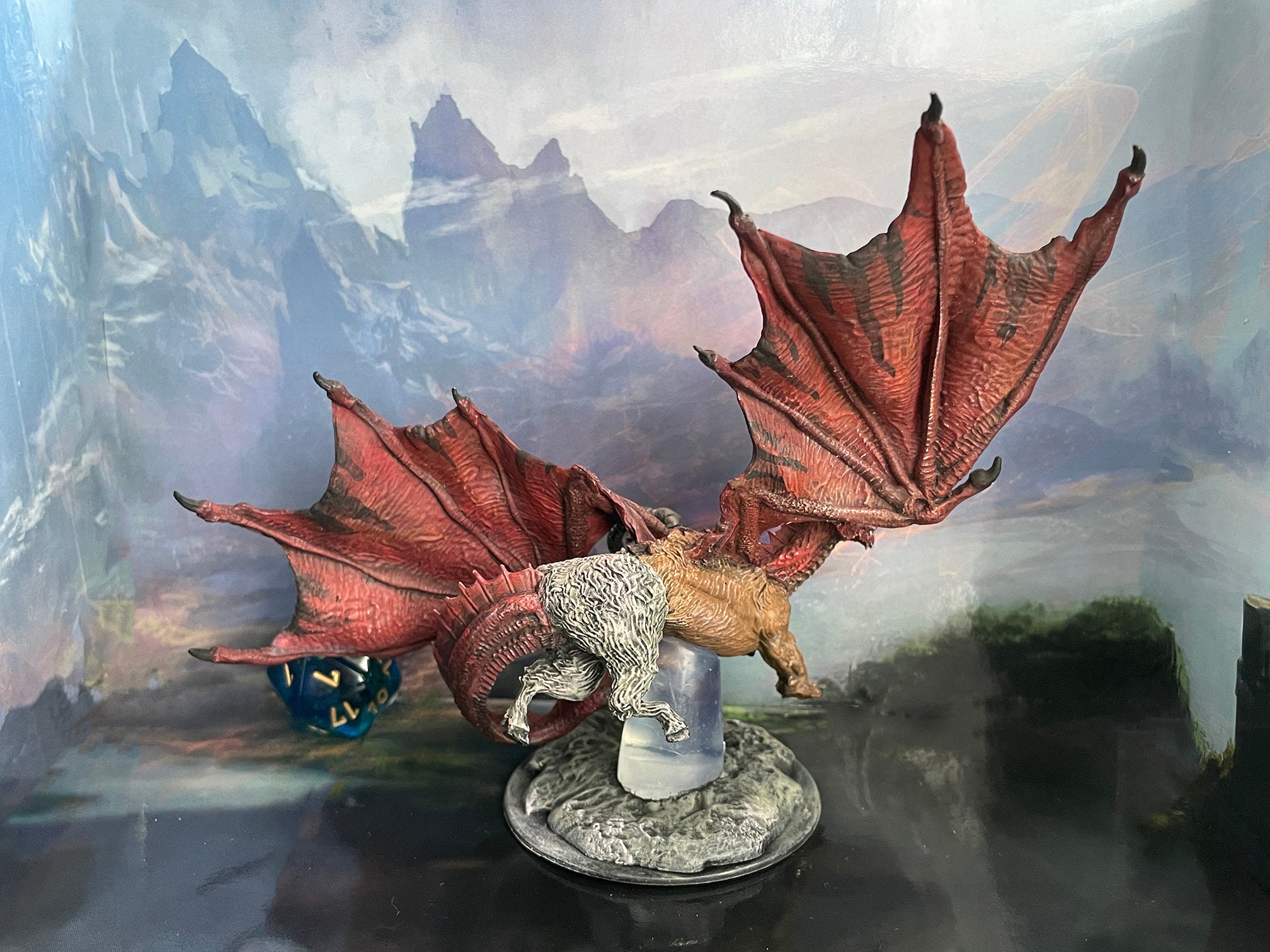 Pro-painted Chimera Monster Miniature Hand Painted Dnd Pathfinder Mini ...