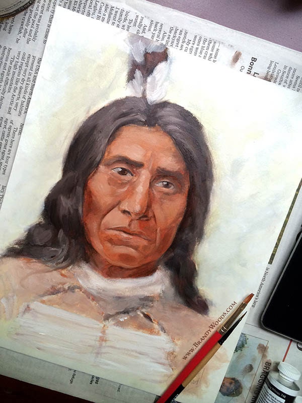 Chief Red Cloud - Lakota Native American Indian First Nations Inspired ...