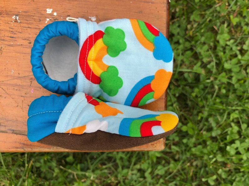 Baby Shoes Primary-colored Rainbow Shoes Custom Sizes 0-3 - Etsy