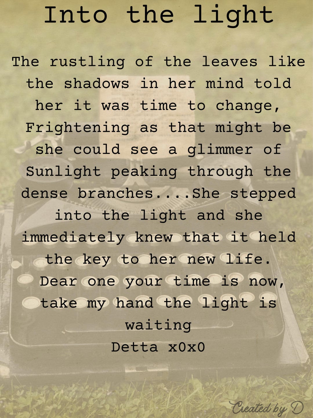 Into the Light Original Poem . 300 Png - Etsy