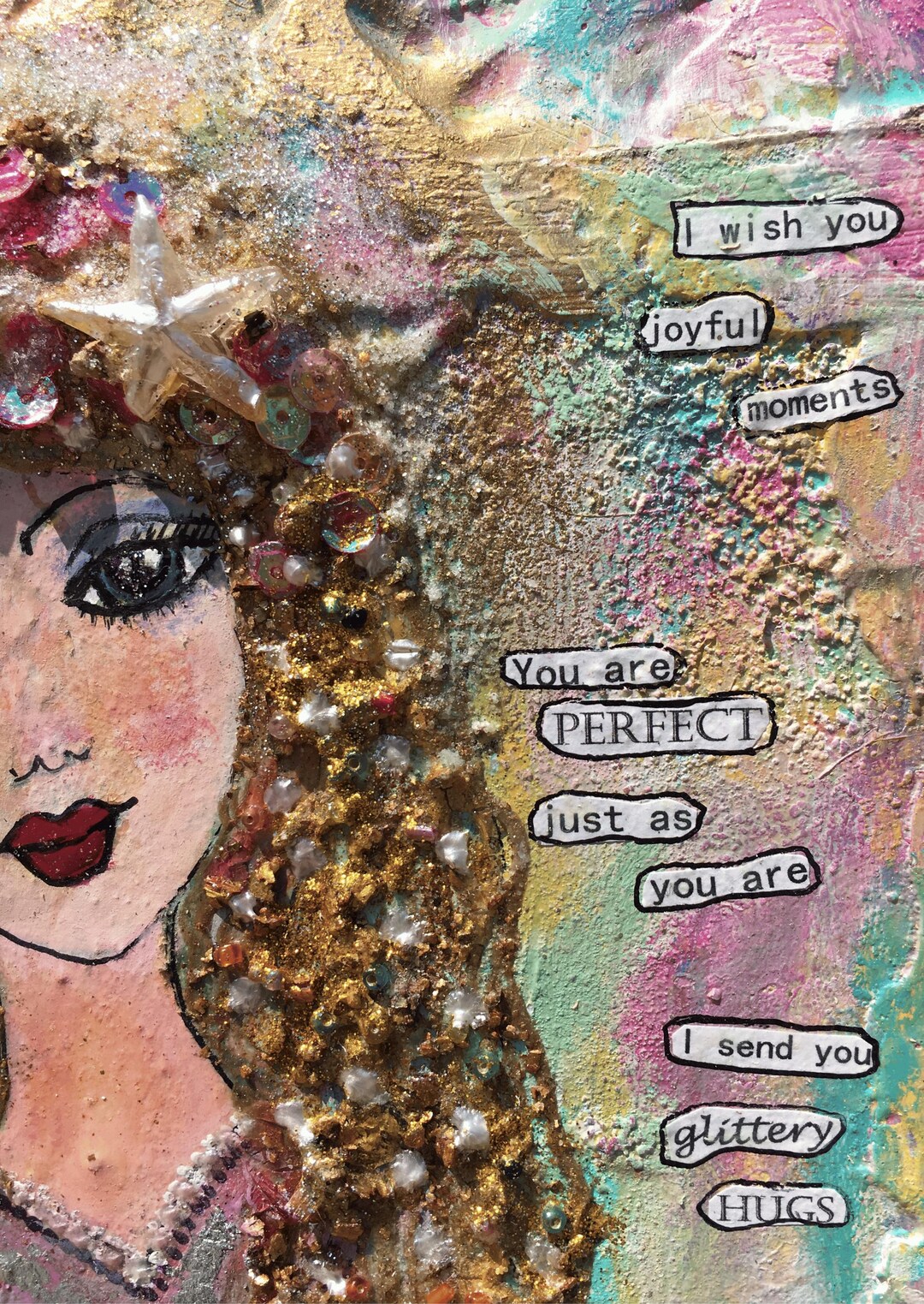 Modern Expressive Artwork | Portrait Digital Print (300 DPI) - Etsy