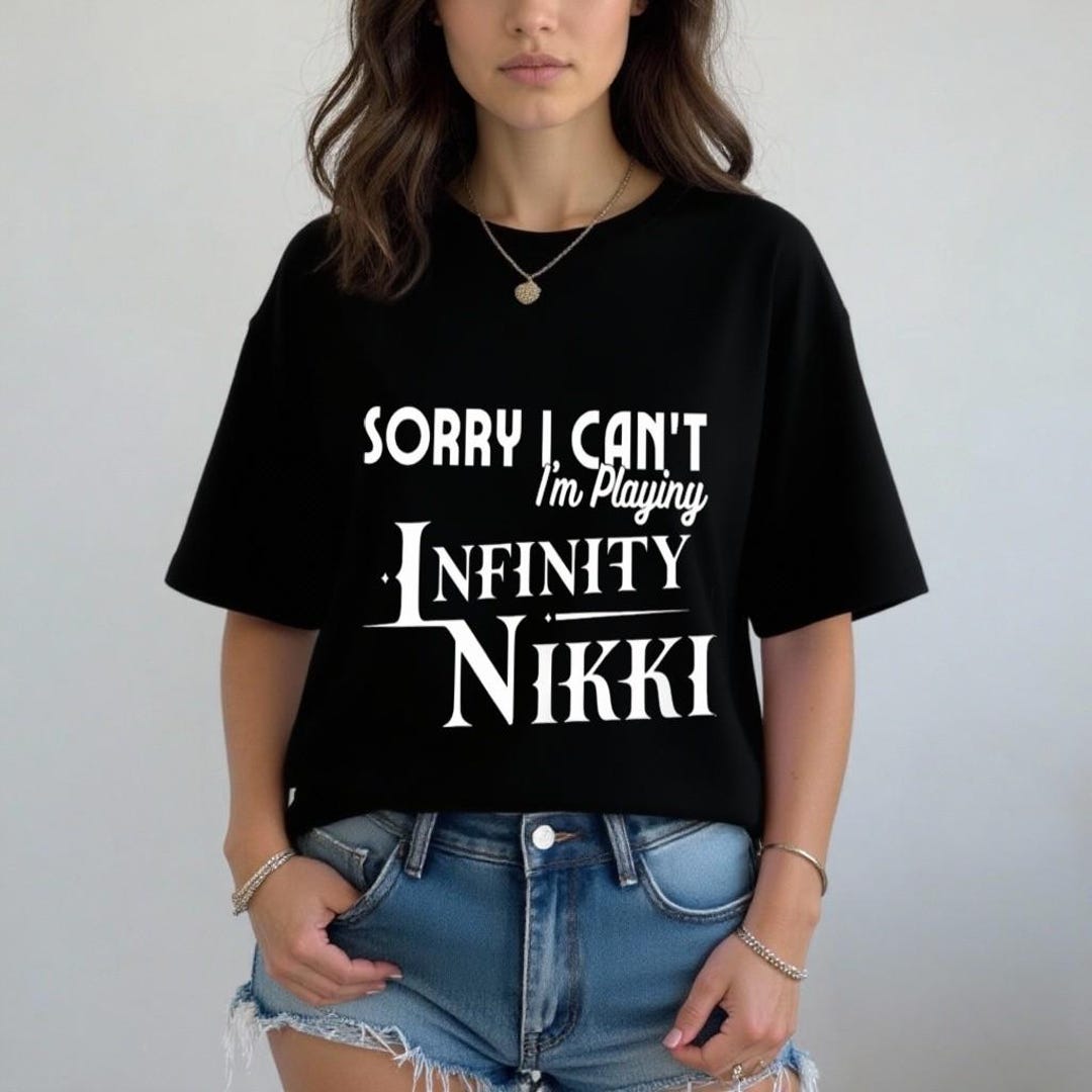 Infinity Nikki Gamer Tee: Sorry I Can't, Unisex Cotton Shirt - Etsy