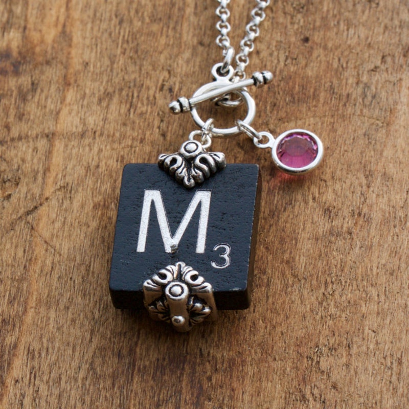 Scrabble Necklace - Etsy