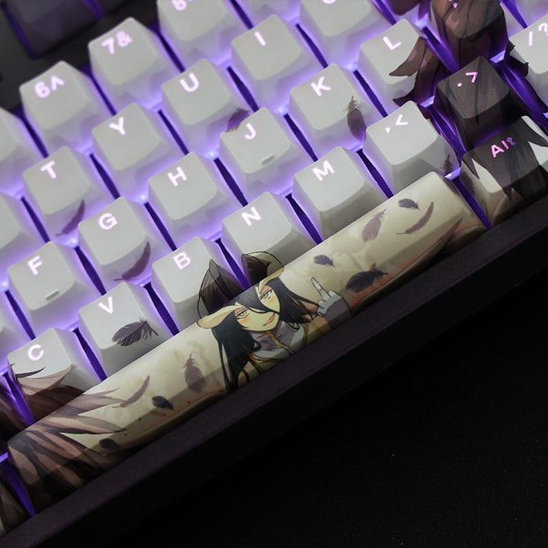 108 Keys PBT Dye-sub Dark Fantasy Queen Keycap Set | Anime-inspired ...