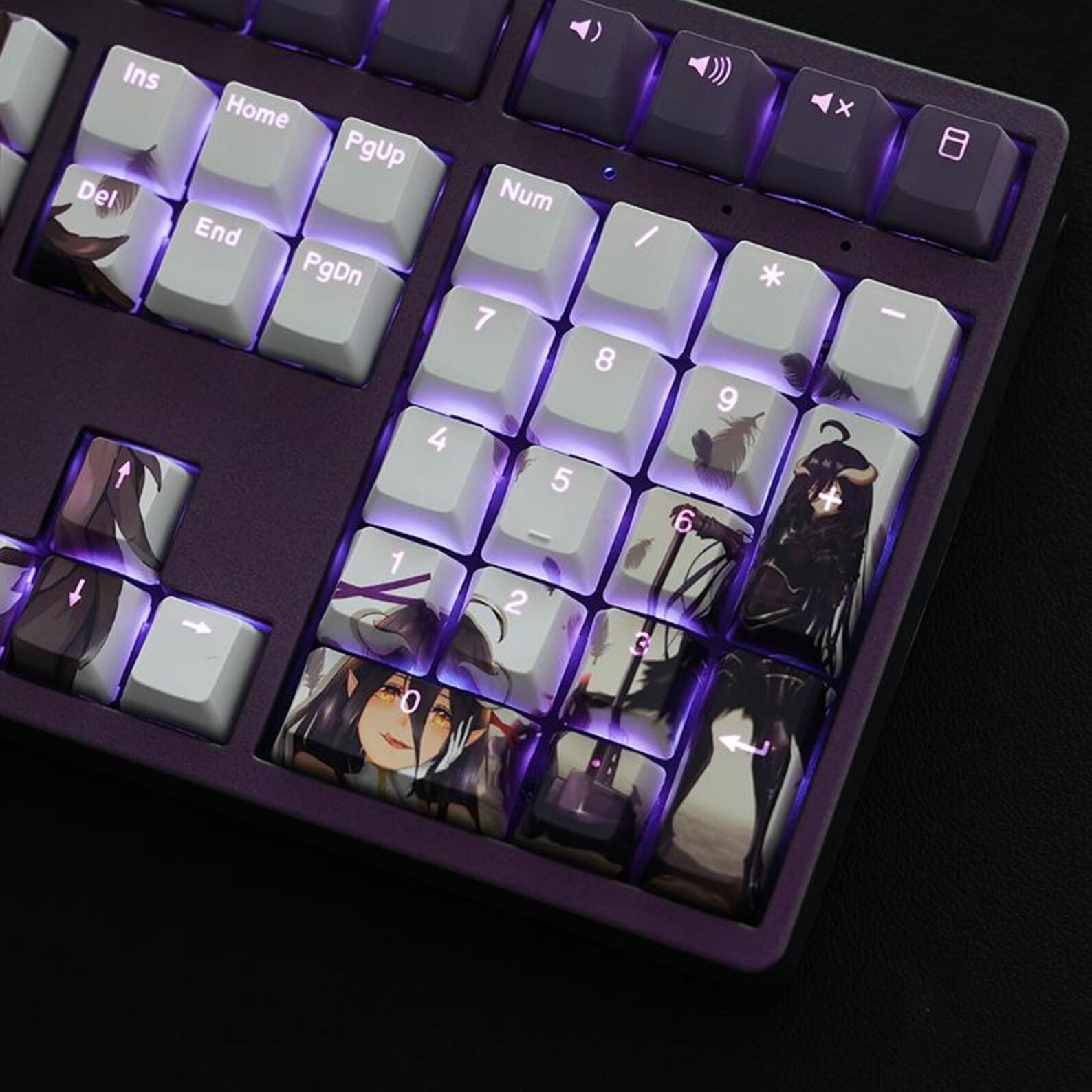 108 Keys PBT Dye-sub Dark Fantasy Queen Keycap Set | Anime-inspired ...