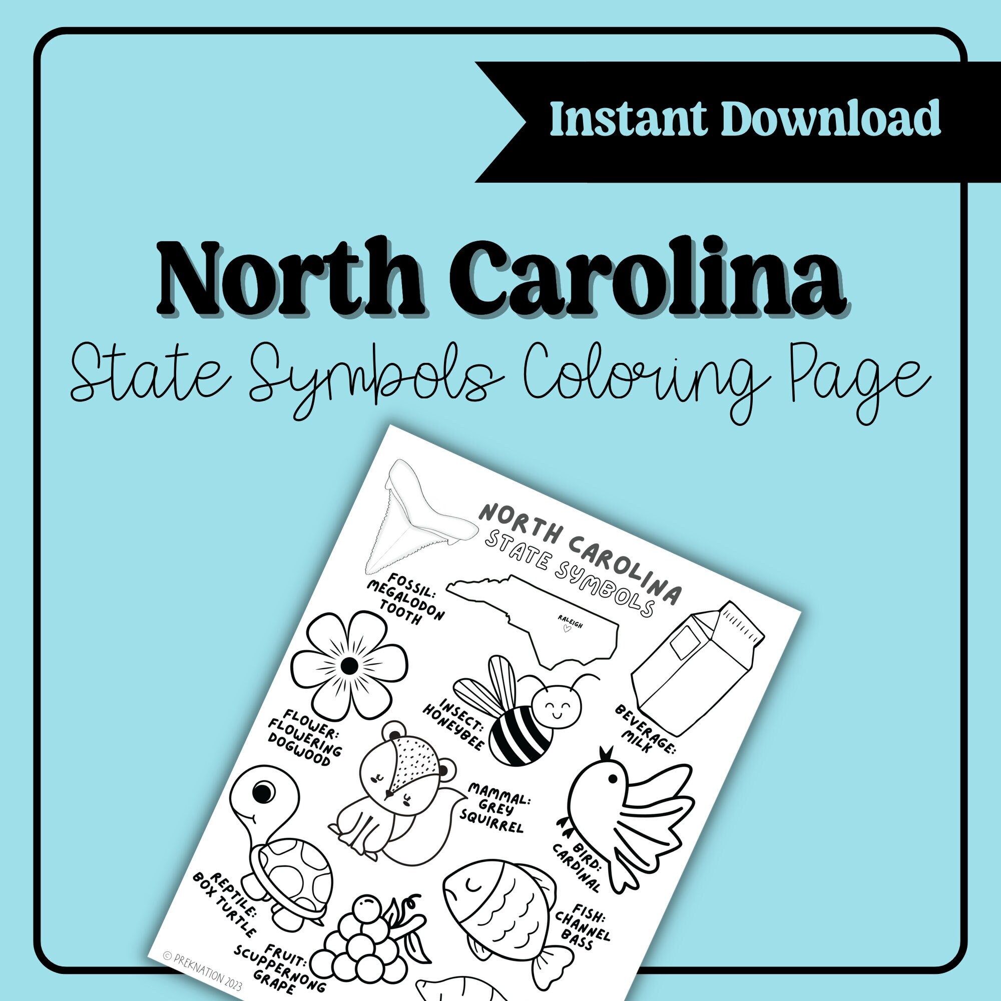 Nc State Fish Coloring Pages