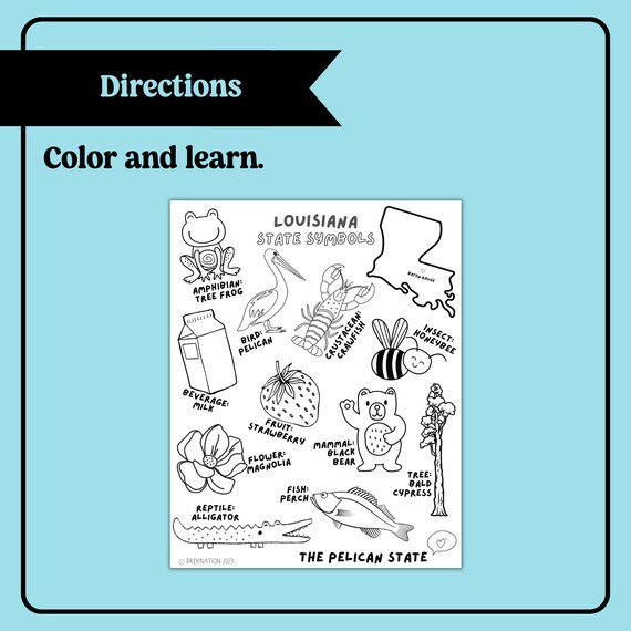 Louisiana State Tree Coloring Page