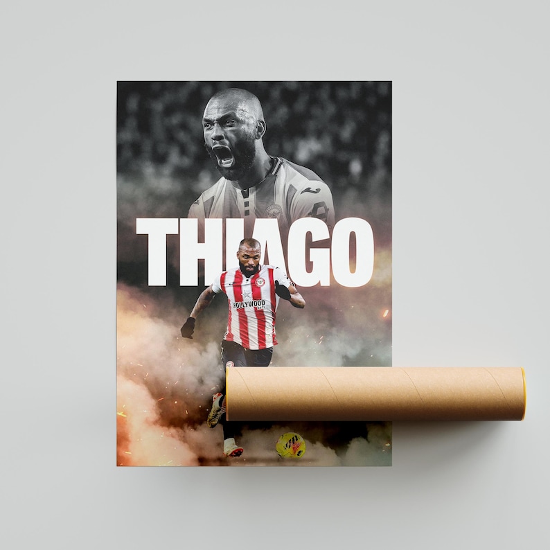 Igor Thiago Football Poster: Brentford Football Art Print - Etsy