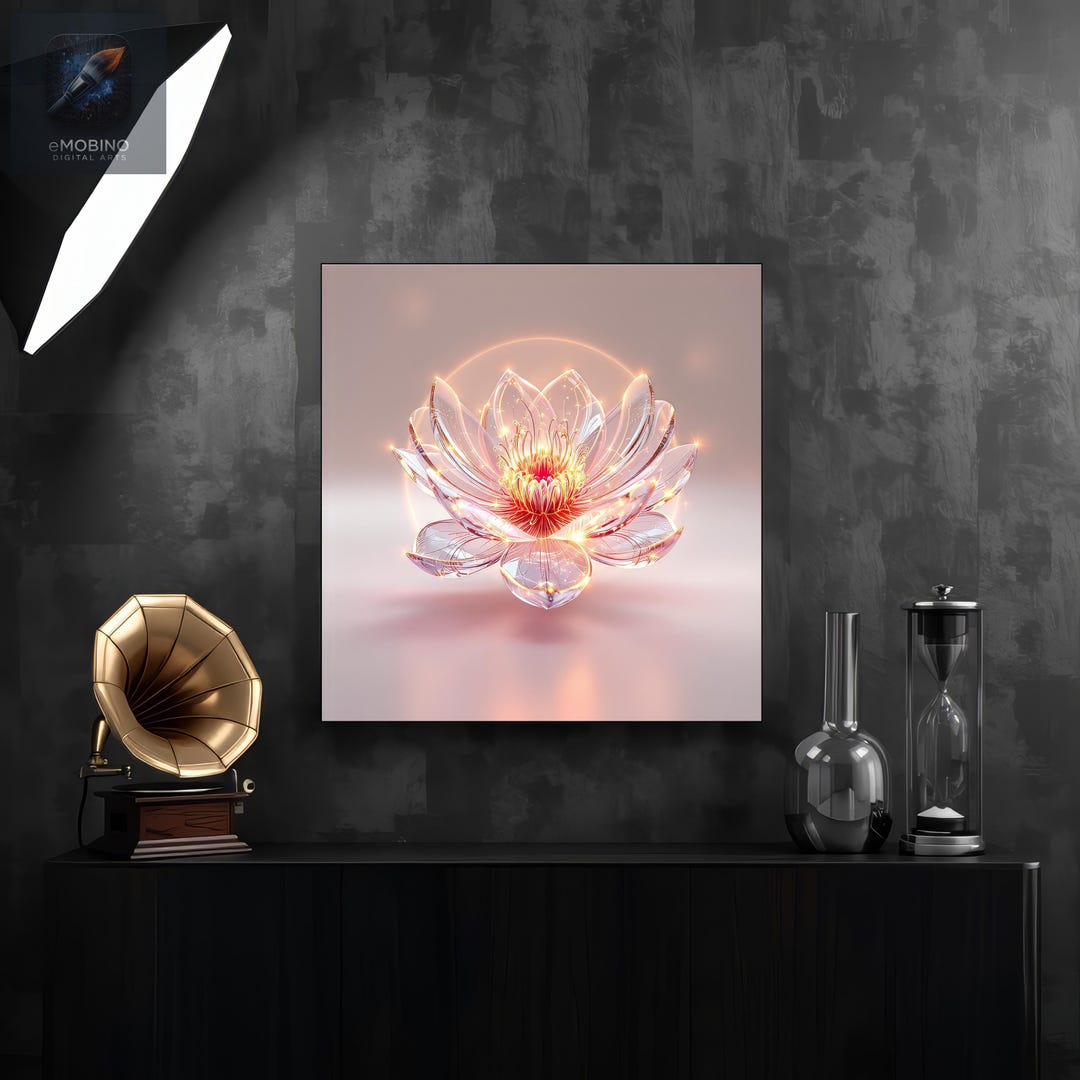 Aura Mechanica Fine Art Edition: Akashic Bloom - Aluminum Print - Etsy
