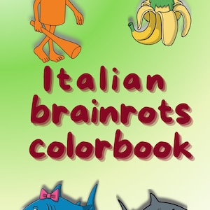 Color Your Memes: Italian Brainrot Edition. - Etsy