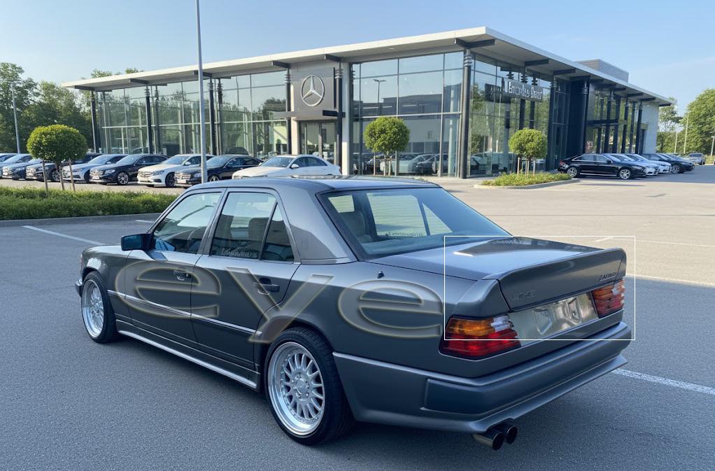 Mercedes W124 Sedan Boat Spoiler Ducktail Amg Look - Etsy