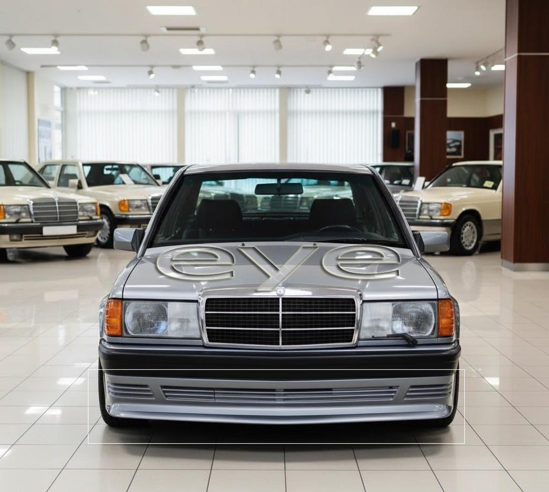 Mercedes 190 W201 Front Bumper Spoiler Camei Look - Etsy