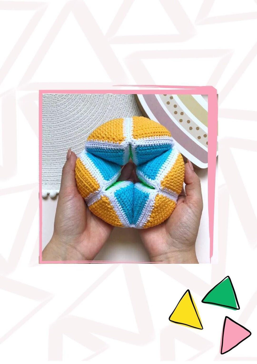 Fidget Spinner Crochet Pattern, ADHD Sensory Toy PDF, Montessori Stress ...