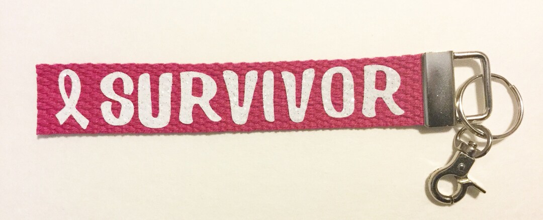 Breast Cancer Survivor Key Fob - Etsy