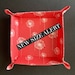 Collapsible Catch-all Fabric Tray Coral Dandelion Size Small - Etsy